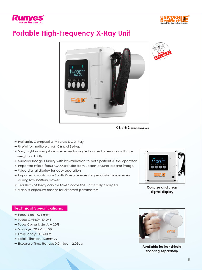 Runyes Portable X-Ray | PDF
