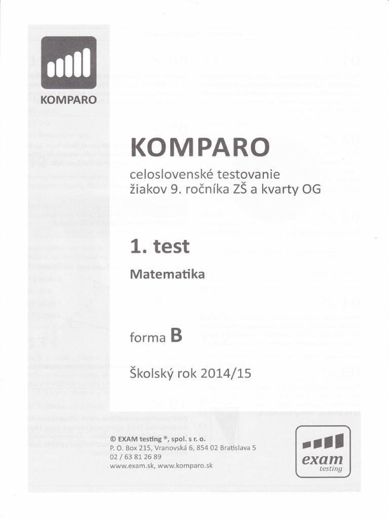 KOMP - 9. Ročník - 2014-2015 | PDF