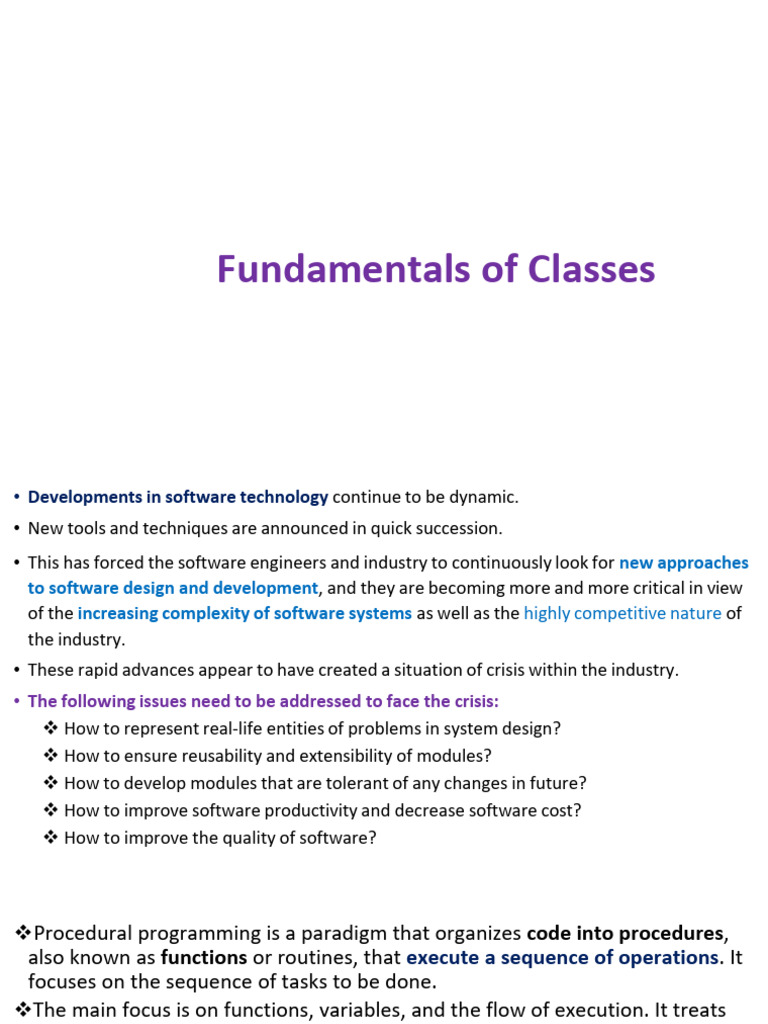 Chapter Four Oop Concepts In C Pdf Object Oriented Programming Class Computer Programming