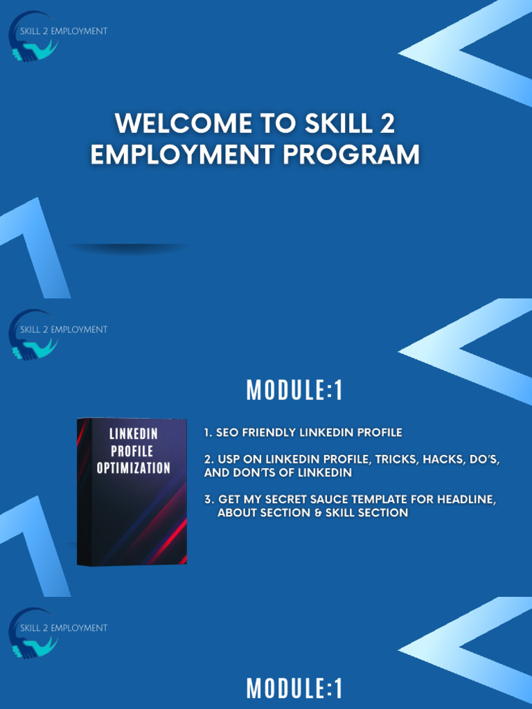 Brochure-Skill 2 Employment Program | PDF