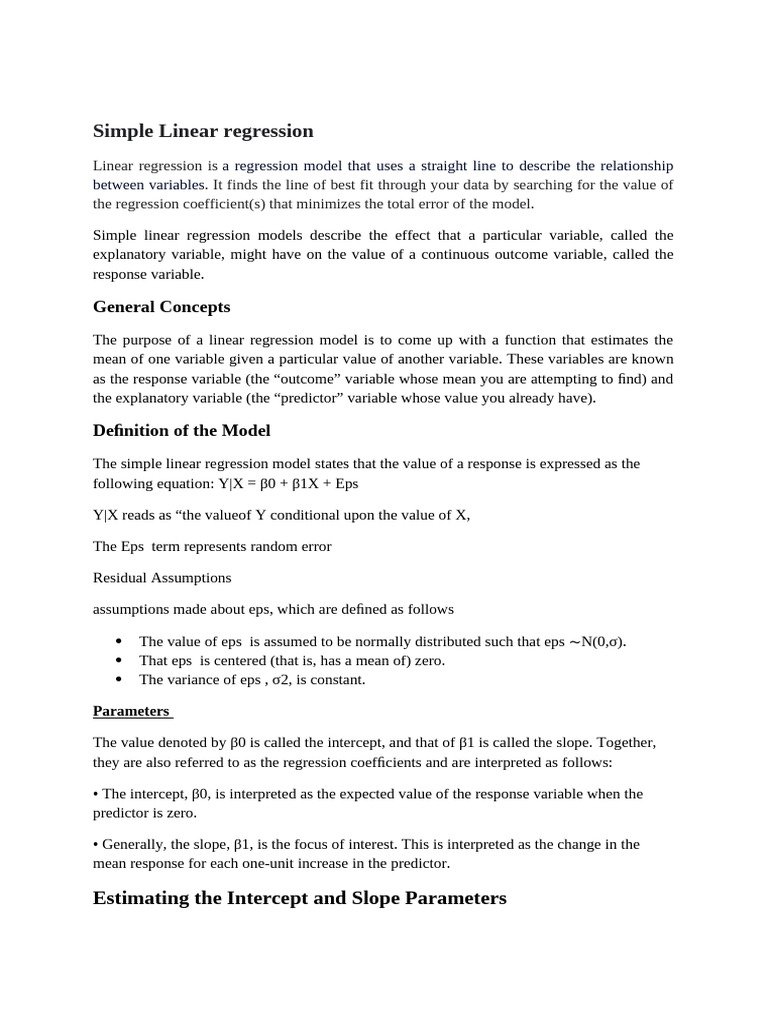 Linear Regression | PDF | Coefficient Of Determination | Linear Regression