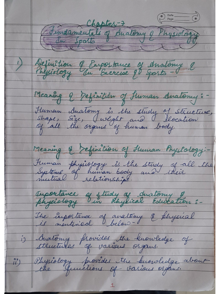 PHE Chapter 7 Notes | PDF