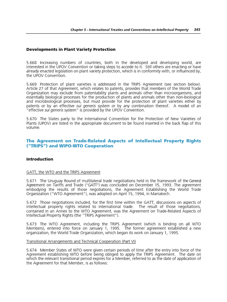 Trips | PDF | Trips Agreement | Patent
