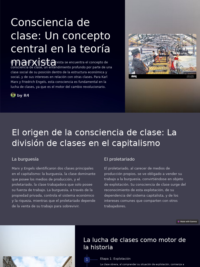 Consciencia de Clase Un Concepto Central en La Teoria Marxista | PDF ...