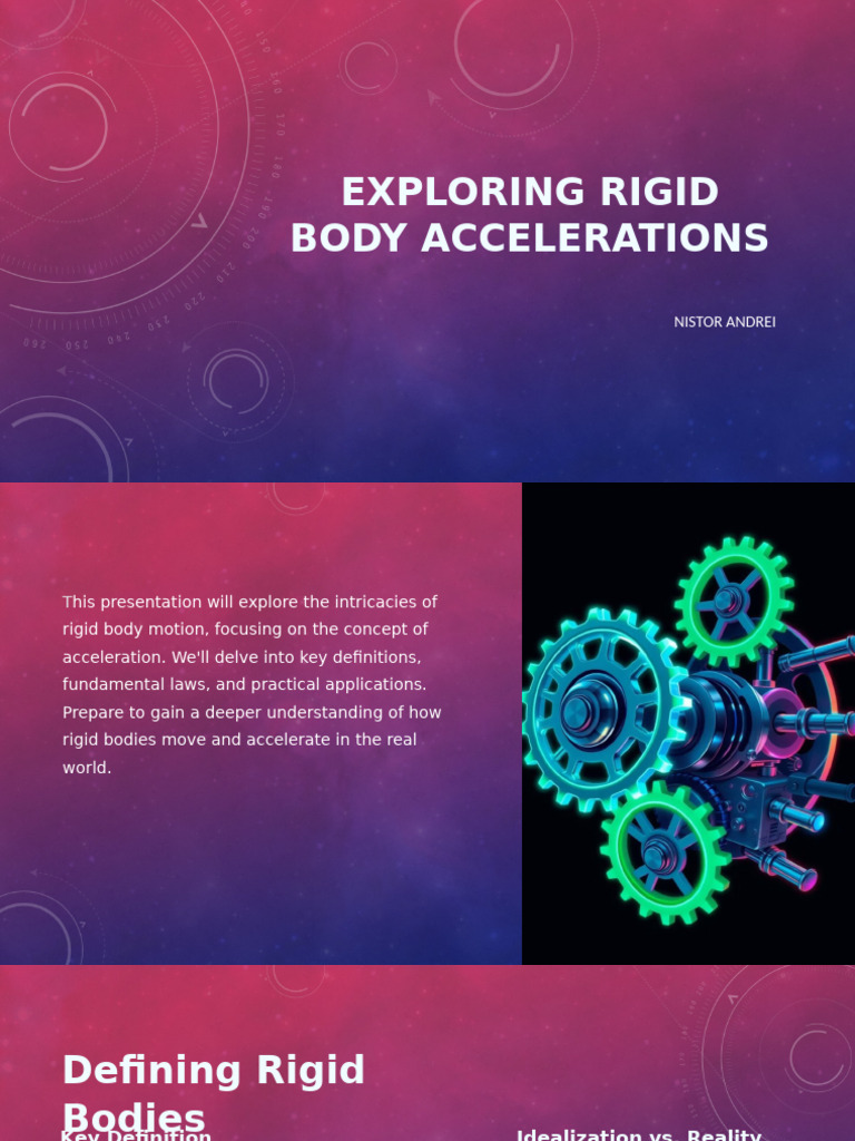 Exploring Rigid Body Accelerations | PDF | Acceleration | Force