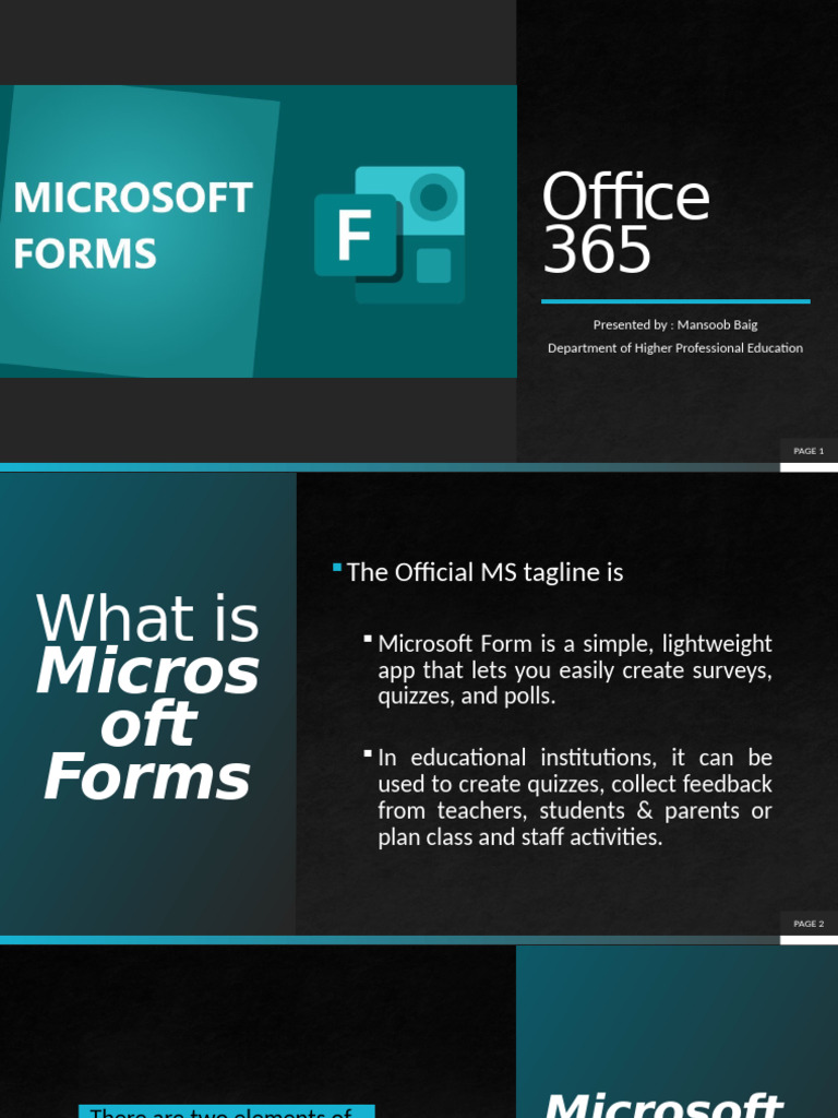 MS Forms | PDF | Software | Computing