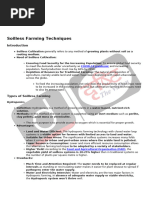 Non Conventional Farming System | PDF | Agriculture | Hydroponics