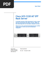 Cisco UCS C220 M6 - Datasheet | PDF | Solid State Drive | Computing