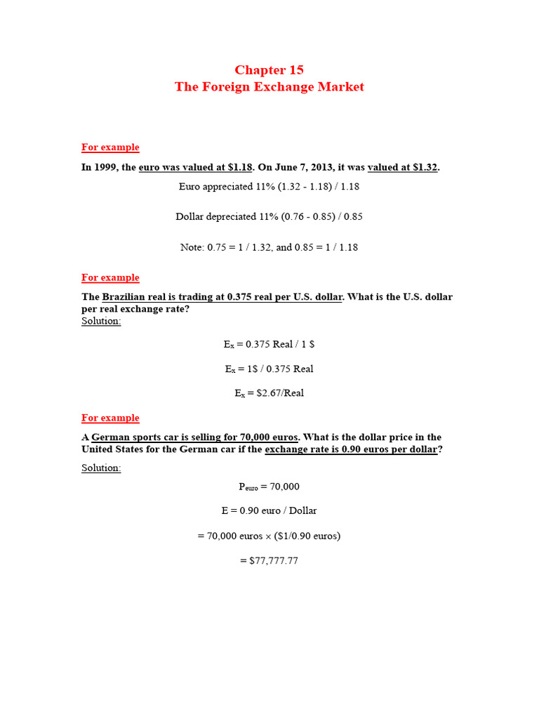FMI Ch15 Formula | PDF