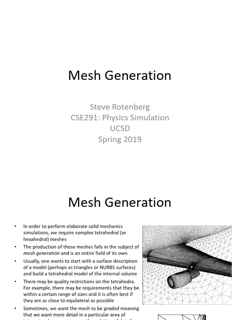 Tetrahedral Mesh Generation Guide | PDF | Tetrahedron | Euclidean Geometry