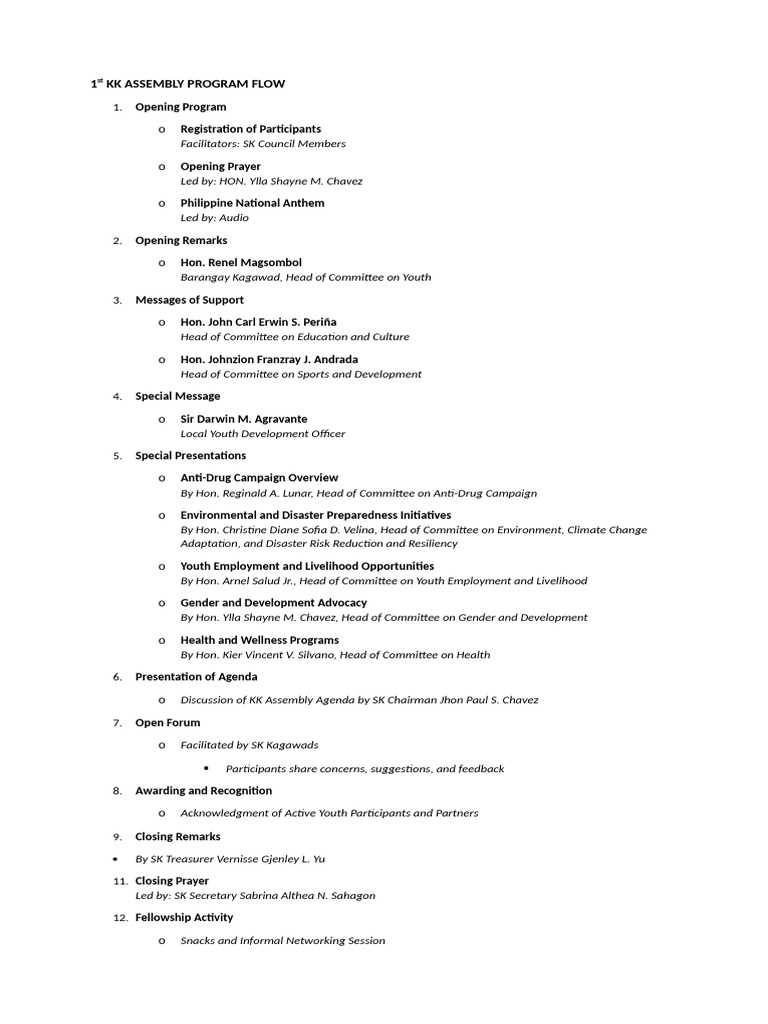 KK Assembly Program Flow Overview | PDF | Environment | Natural Environment