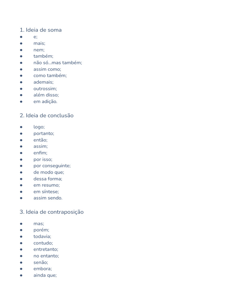 Conectores Textuais e Suas Funções | PDF