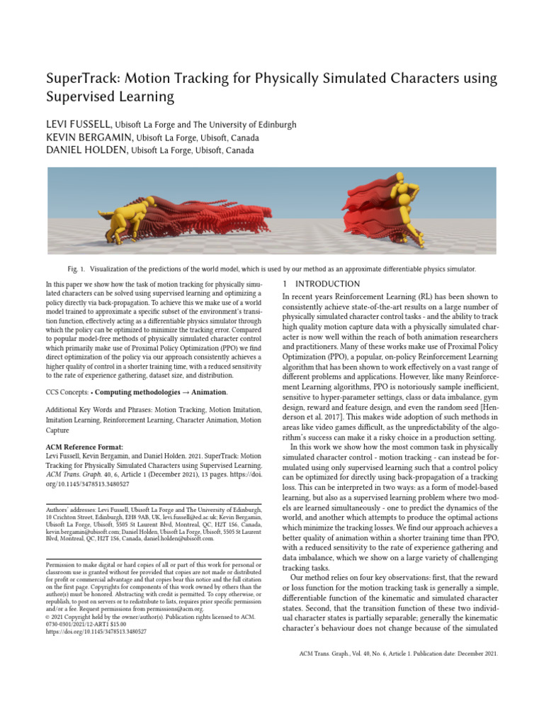 SuperTrack | PDF | Mathematical Optimization | Simulation