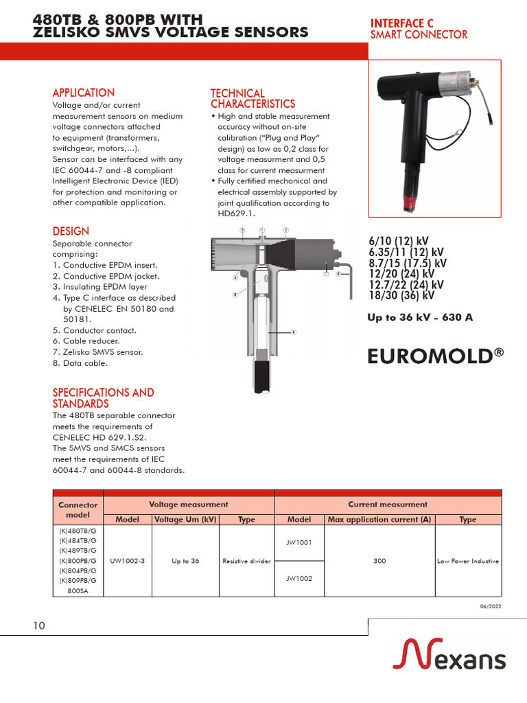 Zelisko Voltage & Current Sensors Guide | PDF | Electrical Connector ...