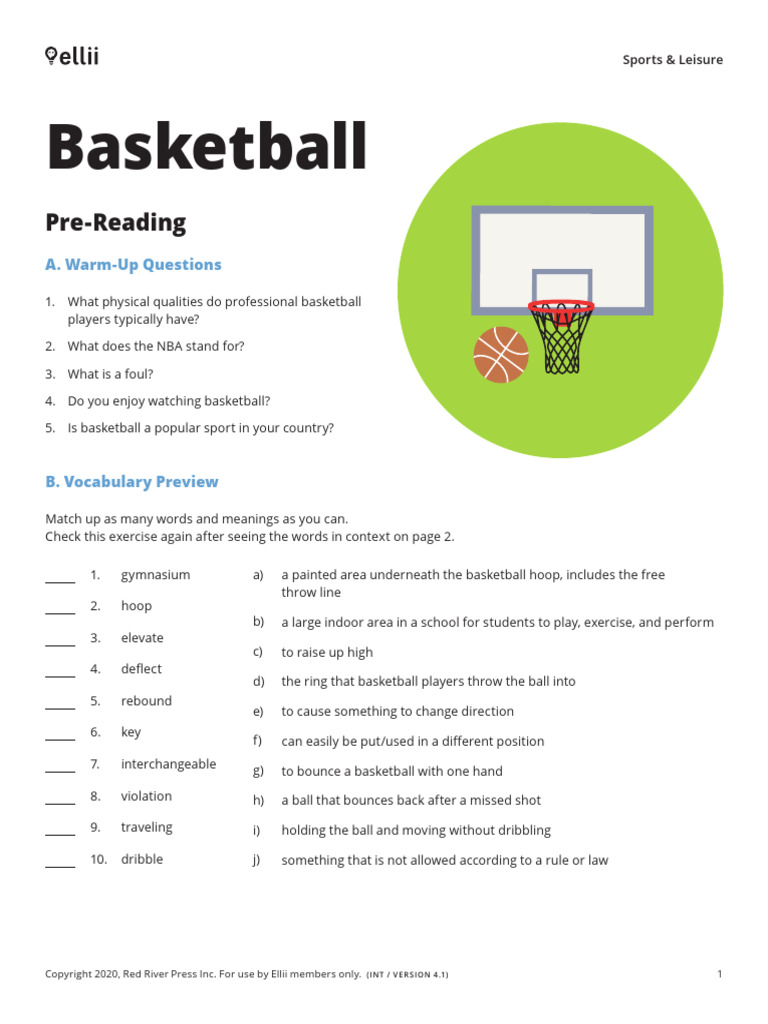 Basketball - Sports & Leisure - Ellii | PDF | Basketball Positions ...