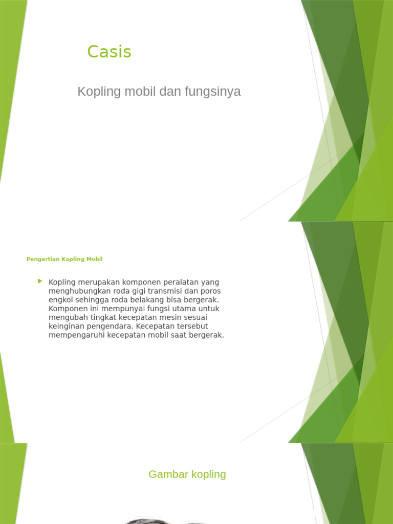 Power Point Casis Dan Penggerak Engine | PDF