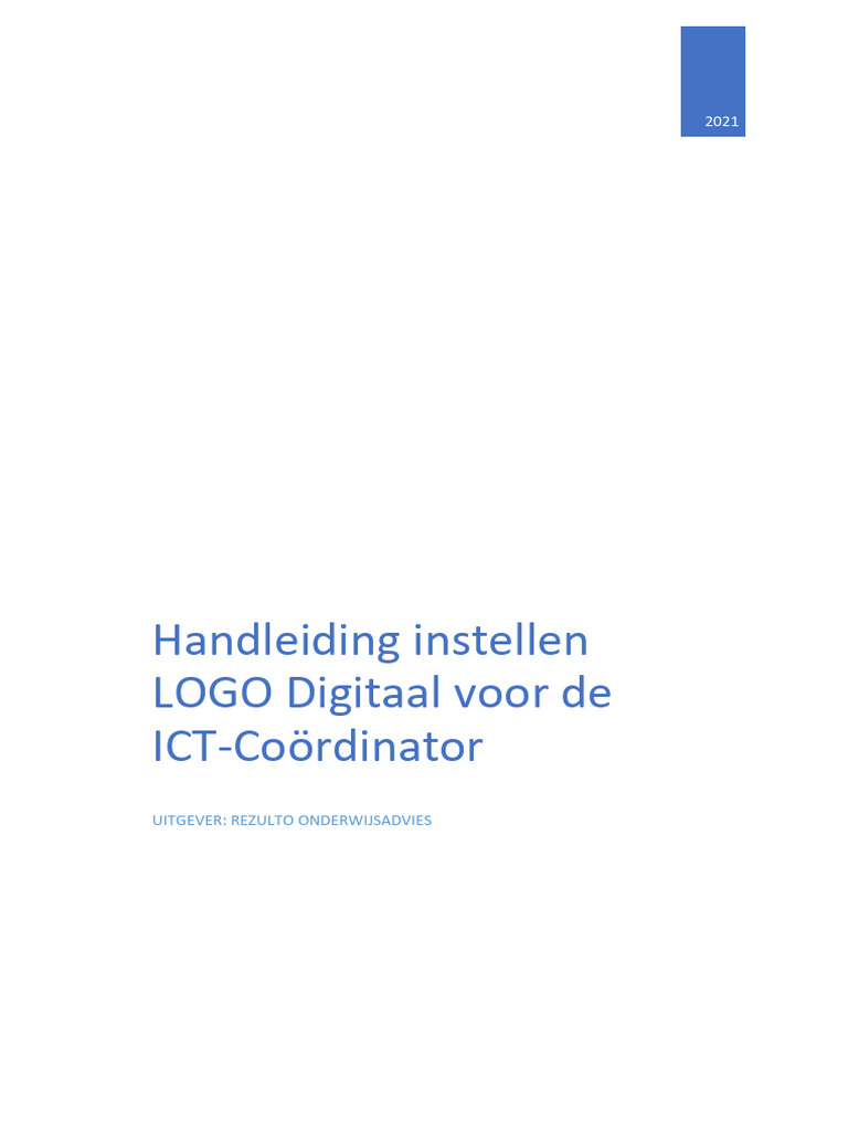 Werkinstructie Basispoort ICT Coordinator | PDF
