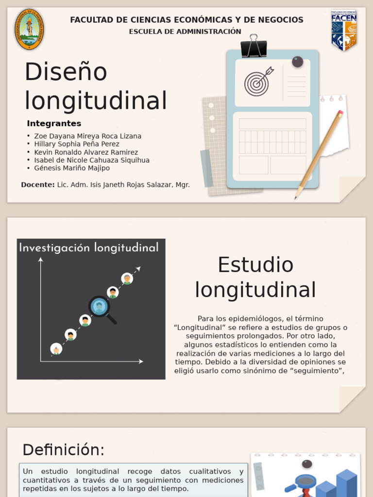 Estudio Longitudinal: Diseño y Metodología | PDF | Estadísticas | Hora