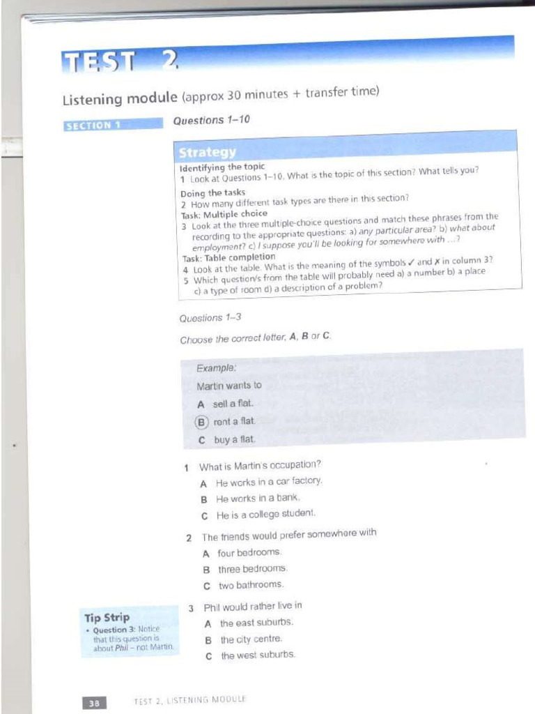 Test Plus 2 - Test 2 | PDF