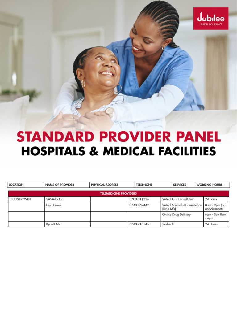 Jcare Premium Provider Panel | PDF | Patient | Hospital