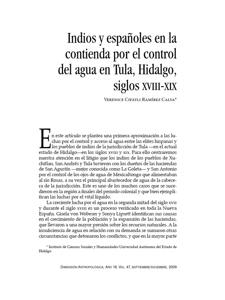 Ramírez Verenice - Indios y Españoles en La Contienda Por El Control ...