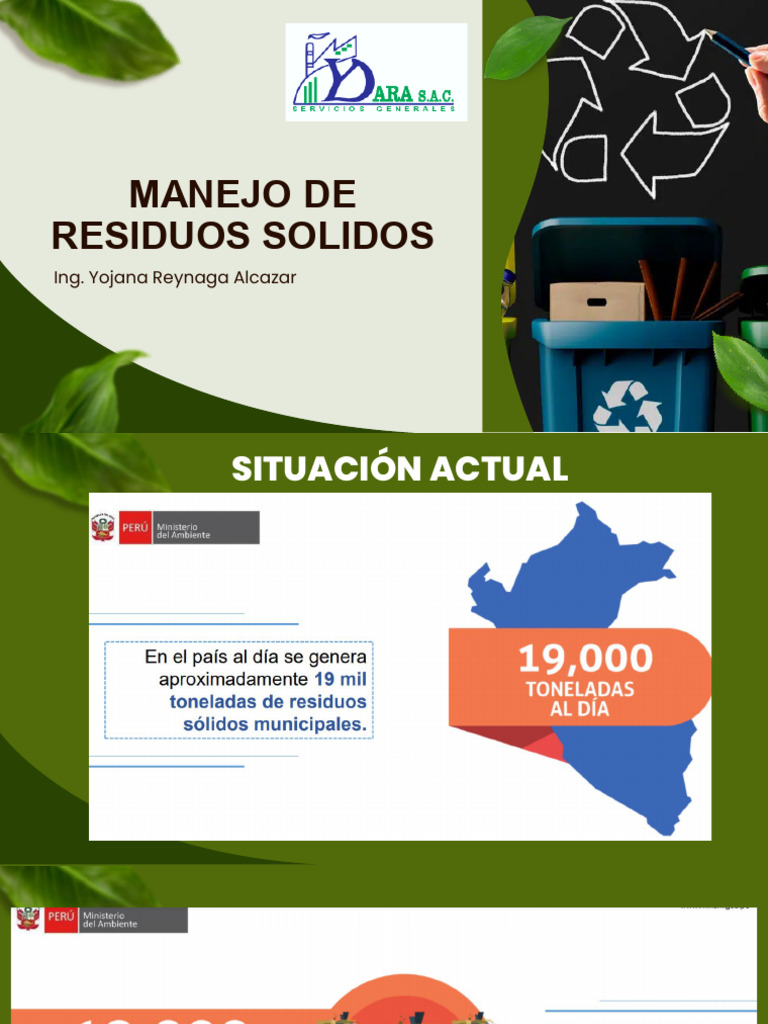 Capacitacion -Manejo de Residuos Solidos | PDF | Residuos | Gestión de residuos