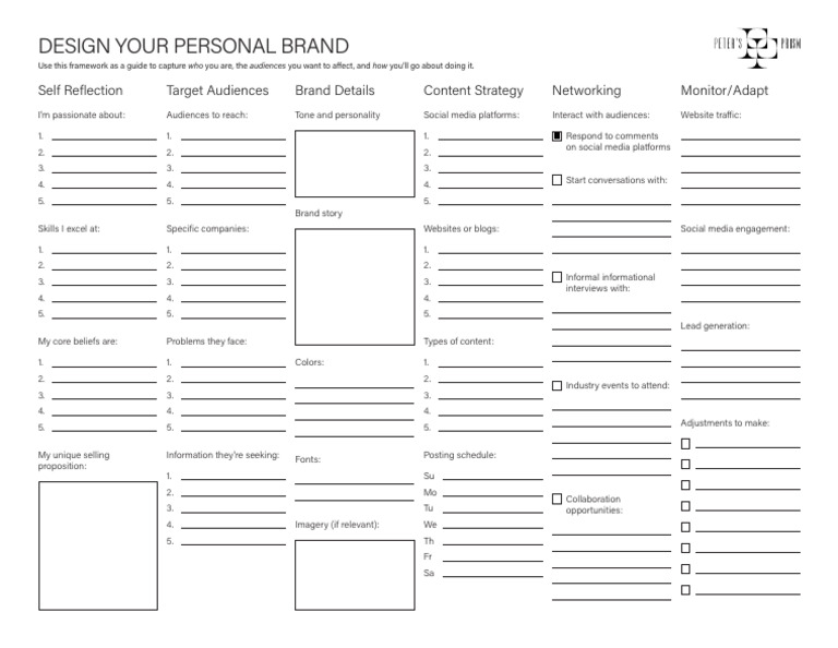 Personal Branding Framework Guide | PDF | Social Media | Popular ...