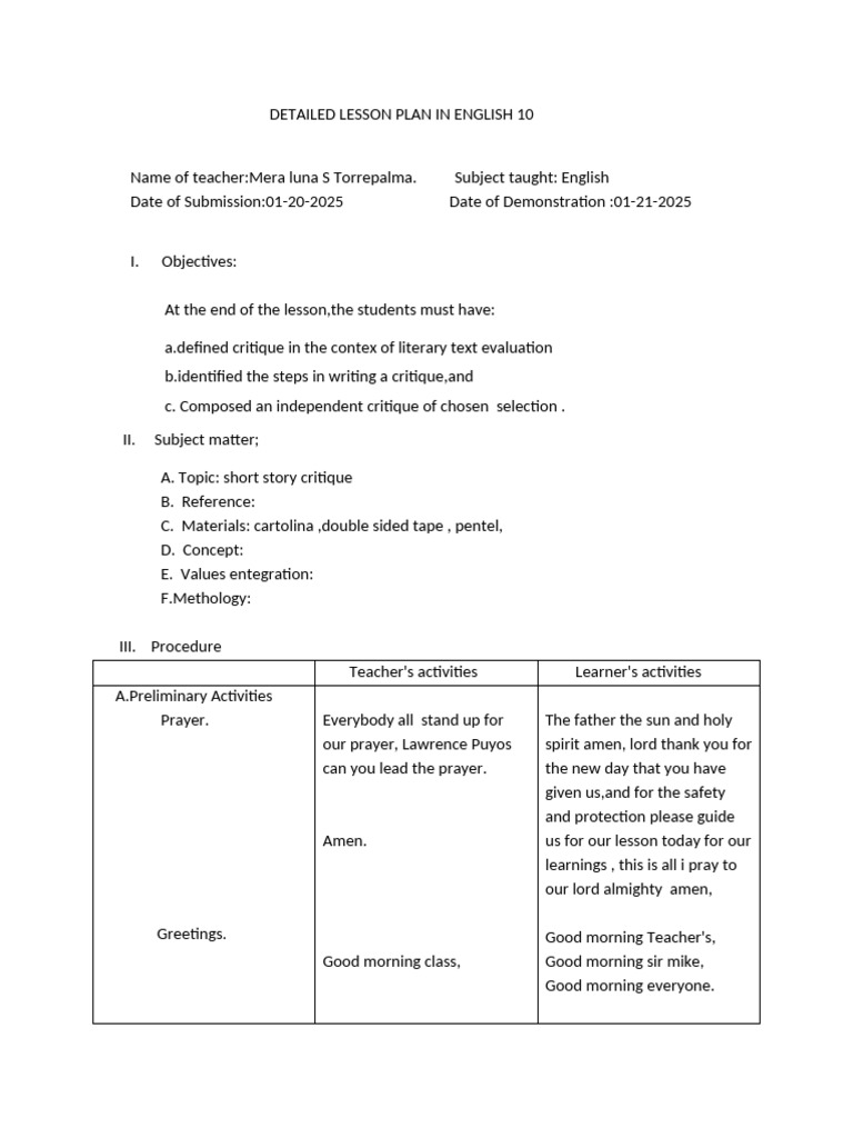 Detailed lesson-WPS Office | PDF