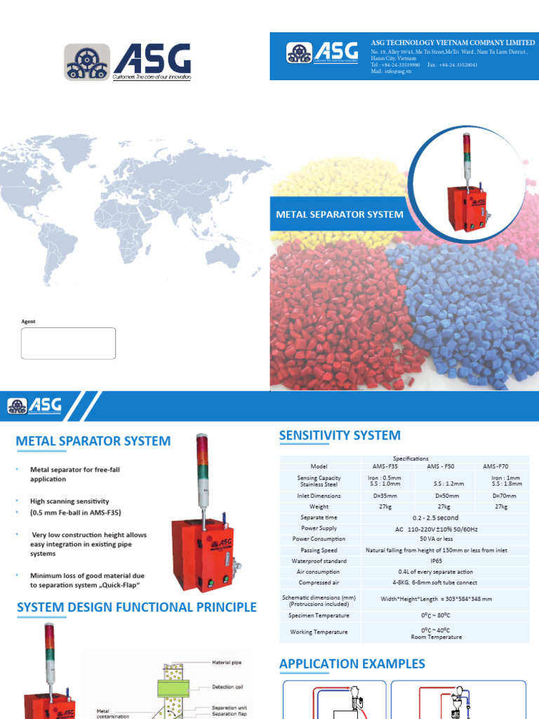 ASG May tach kim loai (1) | PDF | Building Materials | Building Engineering