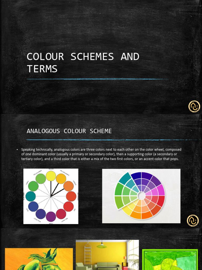 Colour Schemes and Terms | PDF | Color | Electromagnetic Spectrum