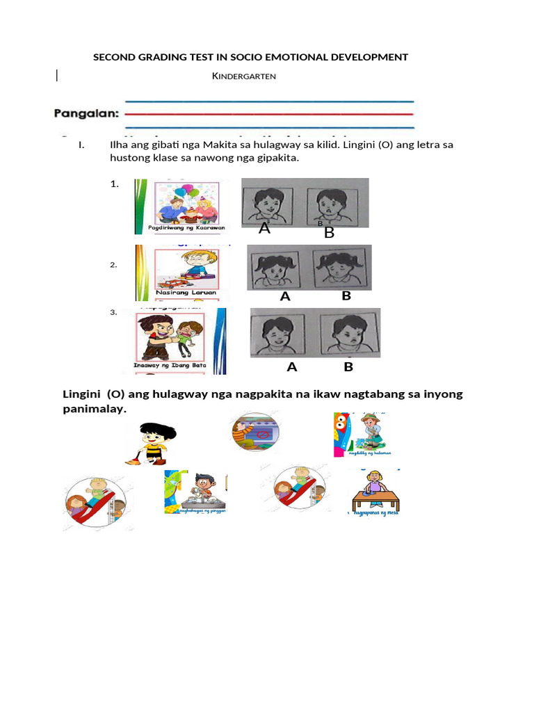 Second Grading Kindergarten by Roselyn U. Basañez | PDF