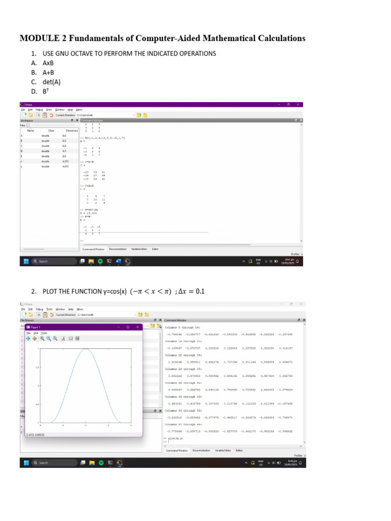 GNU Octave Math for Beginners | PDF