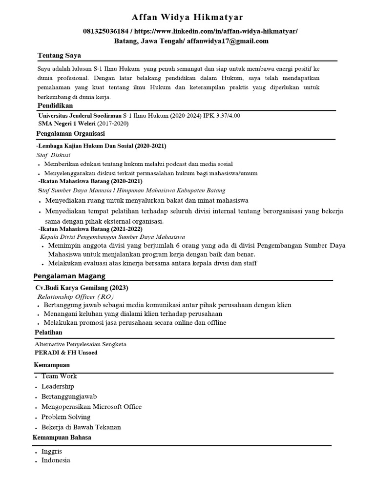 Berkas Lamaran Pekerjaan-Staff HRD-Affan Widya Hikmatyar - Compressed | PDF