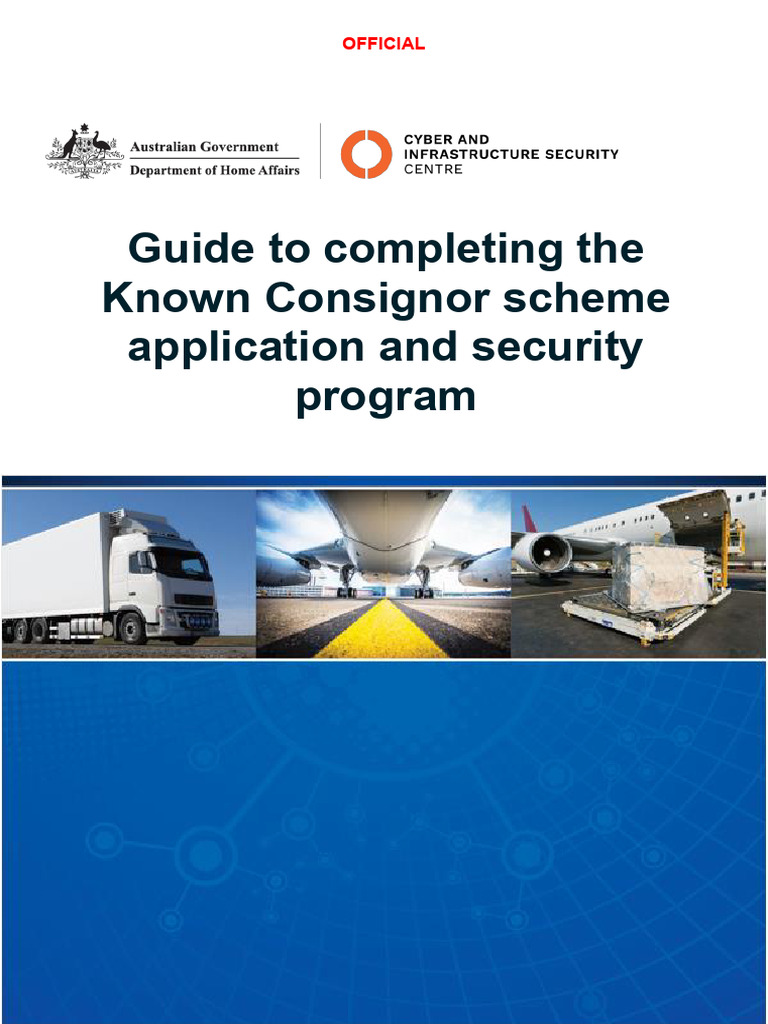 Known Consignor Application Form Guide | PDF | Securities | Identity ...