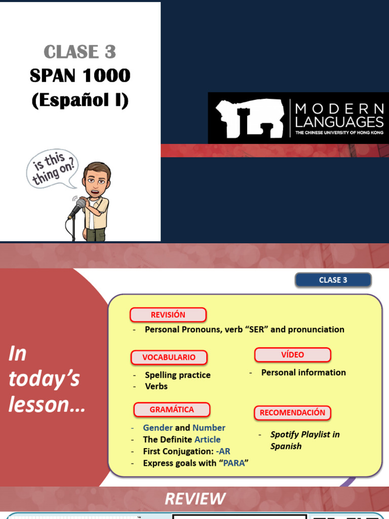 Span L3 ppt | PDF | Lingüística | Idiomas