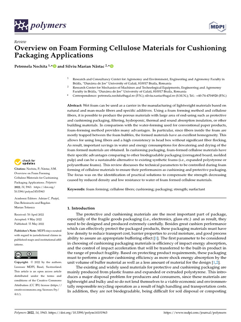 polymers-14-01963-v2 | PDF | Polystyrene | Fibers