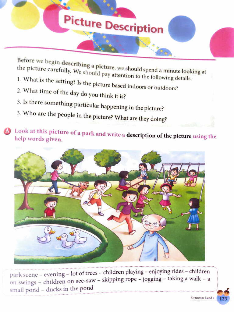 How to Describe Pictures Effectively | PDF | Foods