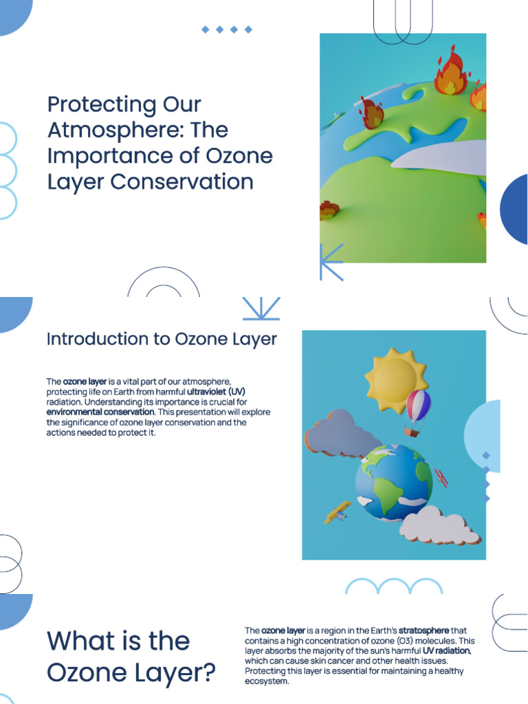 Slidesgo Protecting Our Atmosphere The Importance of Ozone Layer ...