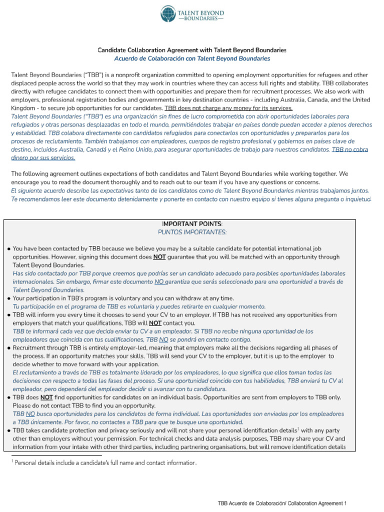 TBB Collaboration Agreement | PDF