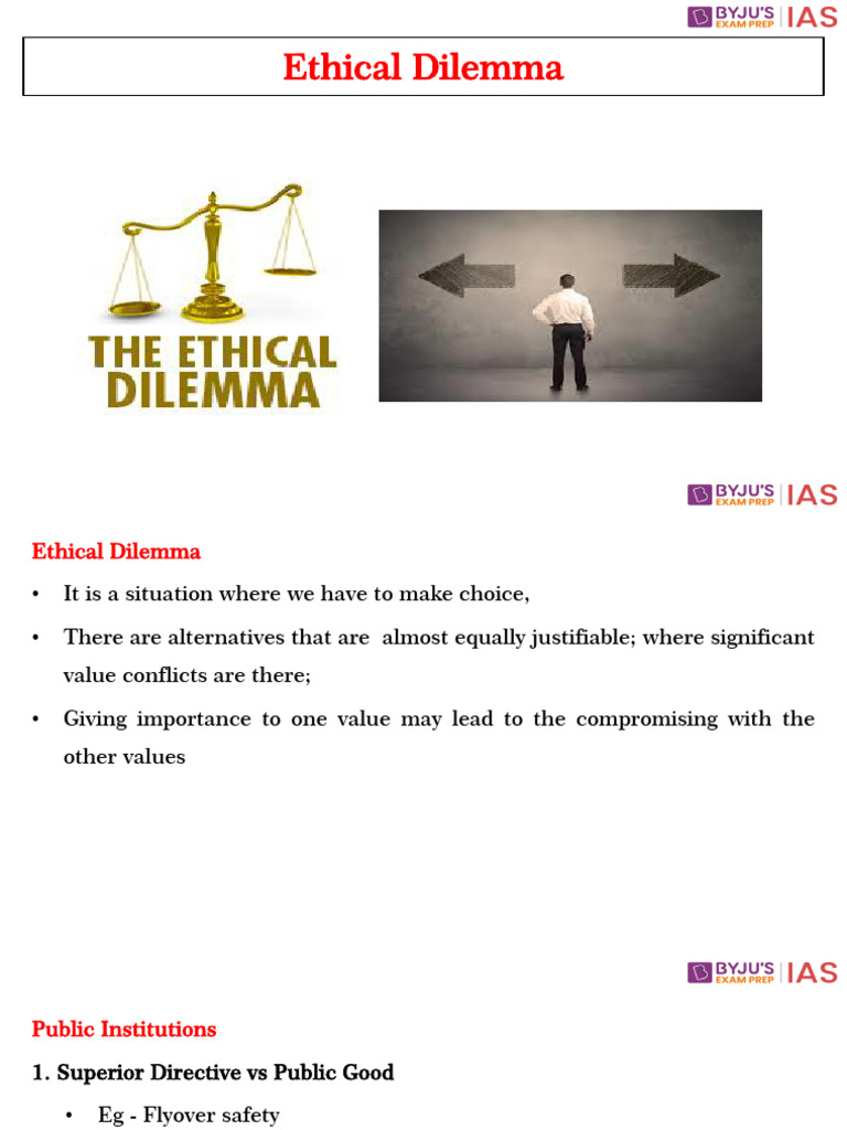 10. Ethical Dilemmas | PDF | Economies