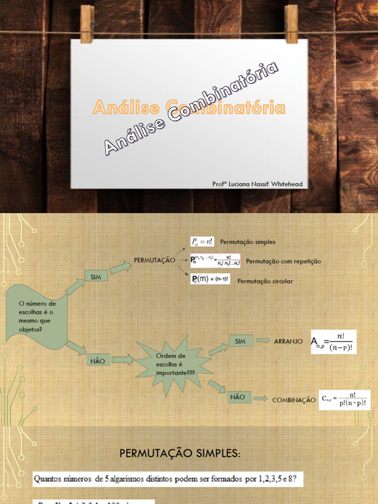 Análise combinatória | PDF