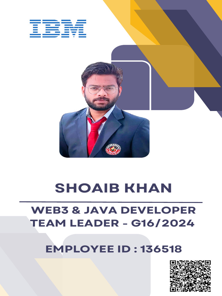 IBM Employee ID Card Guidelines | PDF