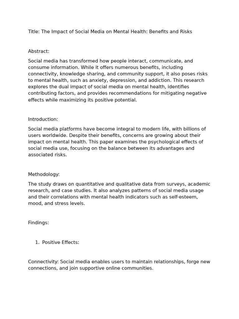 Social Media Research Papers | PDF | Social Media | Popular Culture ...