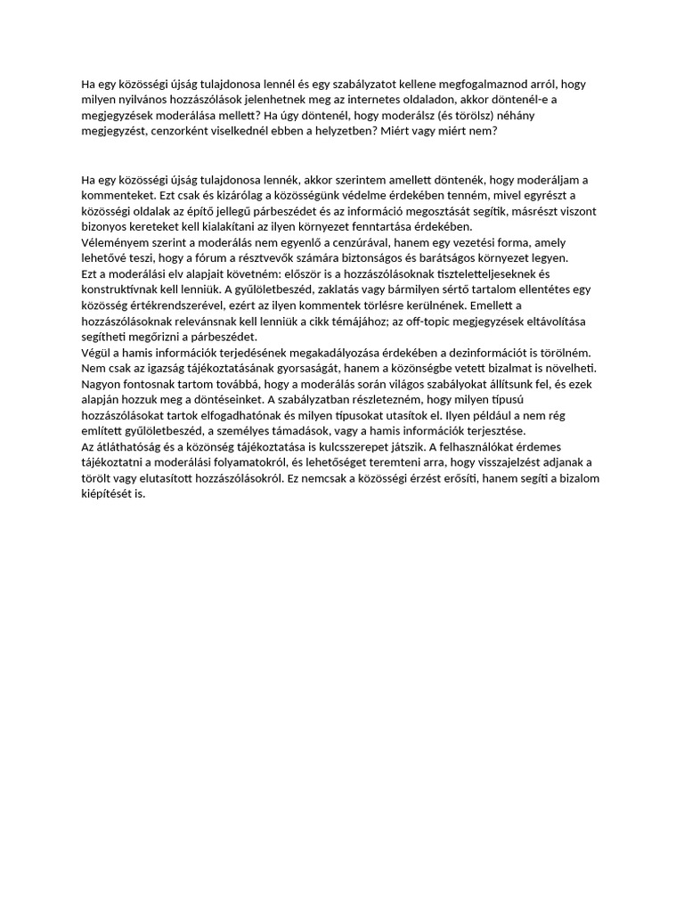 Bev - Kom. 3. Feladat | PDF