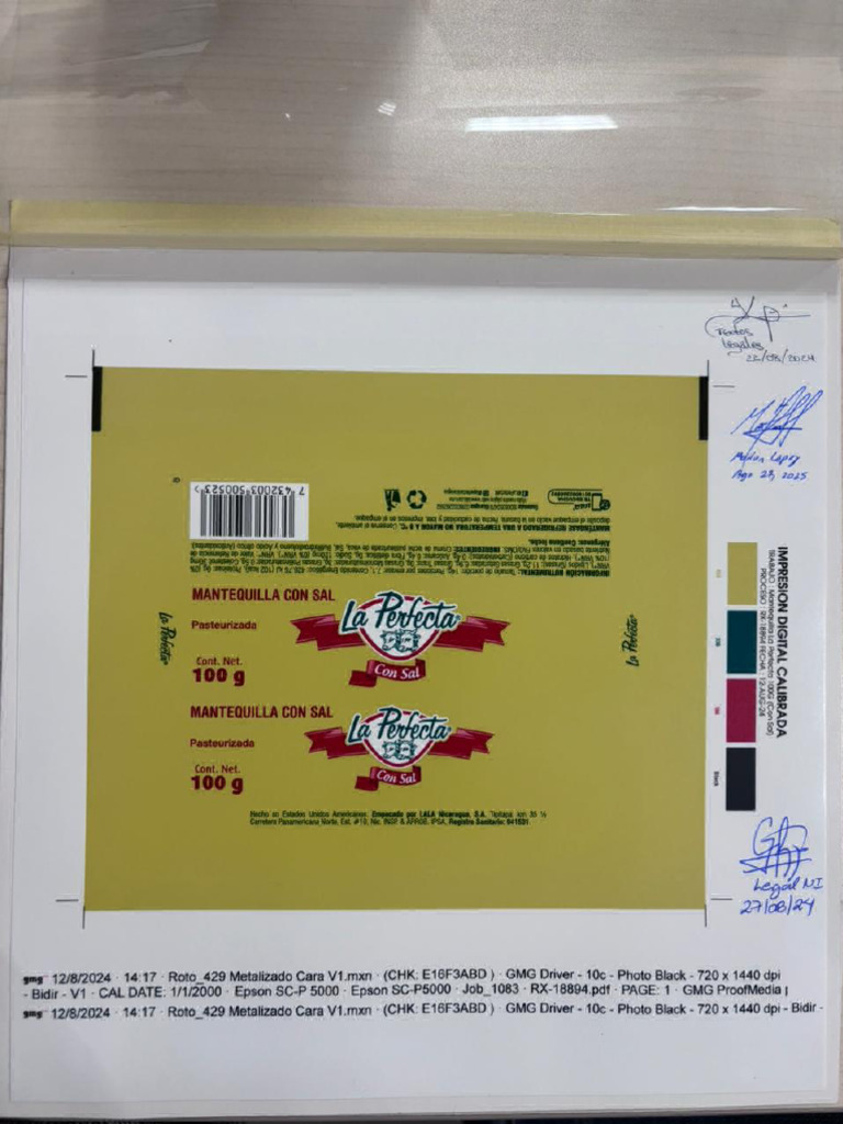 Cromalin LP Mantequilla | PDF