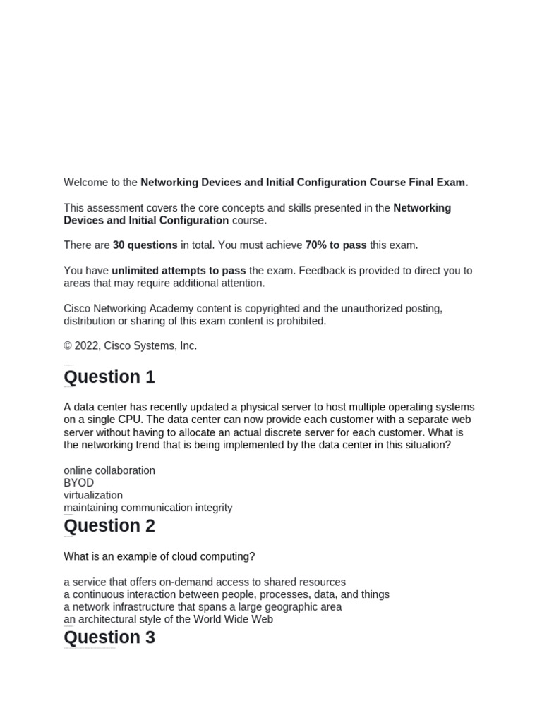 Networking Devices and Initial Configuration | PDF | I Pv6 | Ip Address