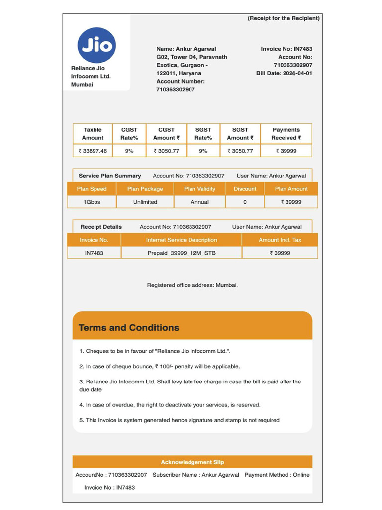 Internet Bill 2025 | PDF