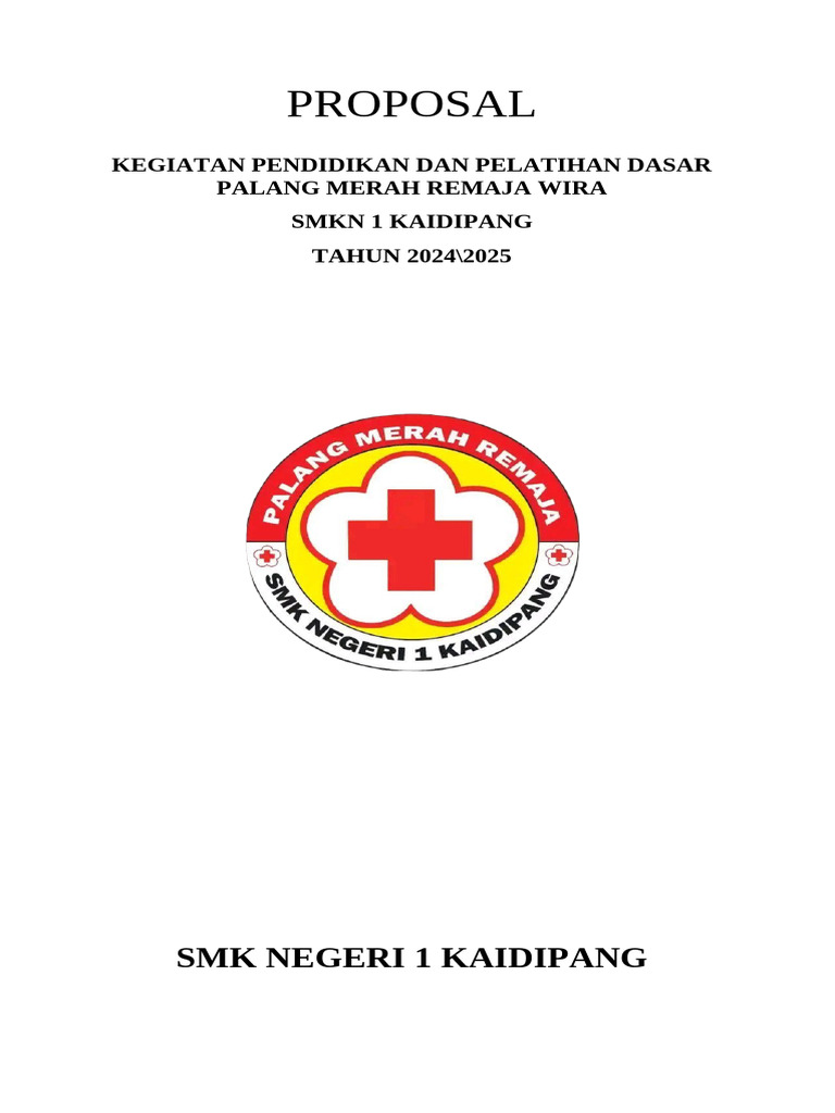 PROPOSAL DIKLAT PMR 2024 | PDF