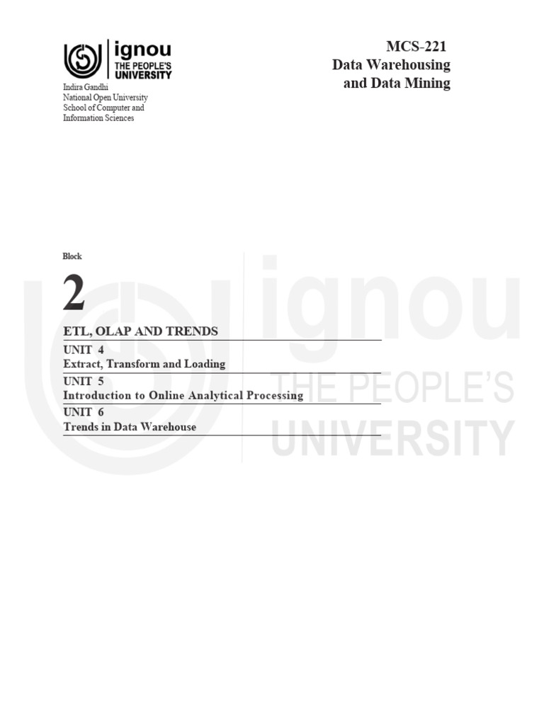 DW 2 | PDF | Data Warehouse | Cloud Computing