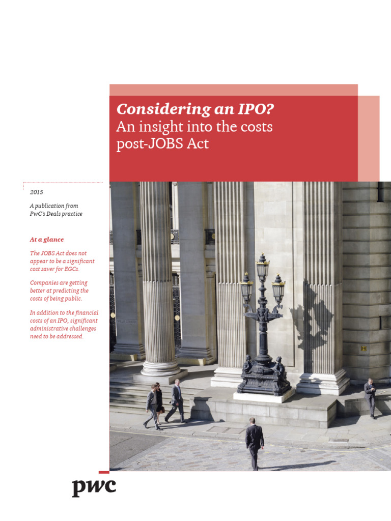 IPO Costs Considerations - PWC 2015 | PDF | Initial Public Offering ...